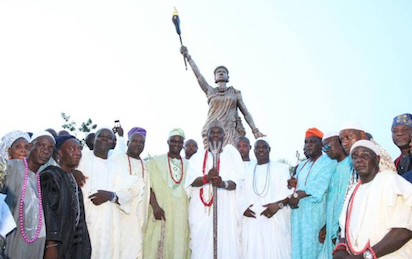 Ooni Unveils Moremi Statue Of Liberty, Tallest In Nigeria - P.M.EXPRESS
