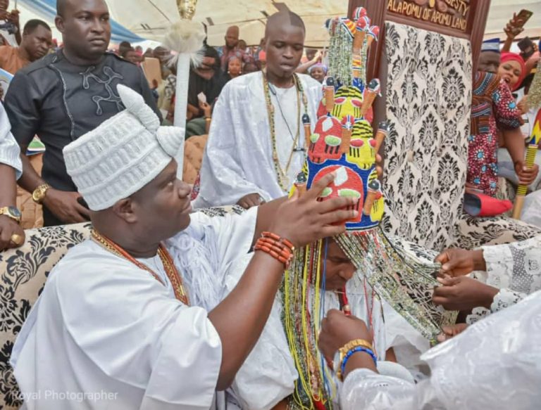 Ooni Of Ife Crowns Oba Kayode Afolabi As Alapomu Of Apomu - P.M.EXPRESS
