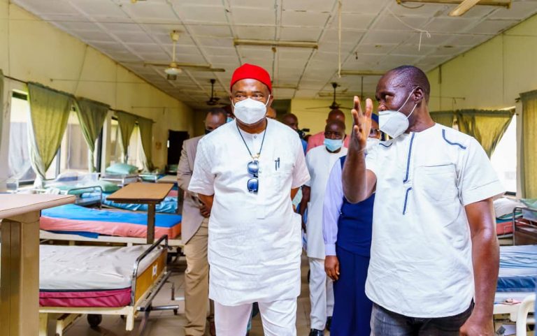 Gov Hope Uzodinma Visits Imo State Teaching Hospital On Assessment Tour ...