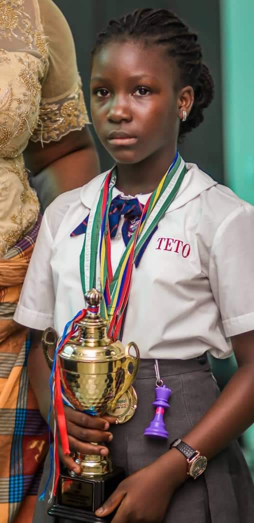 Gov. Diri Rewards Nine-year Old African Chess Champion, Deborah ...