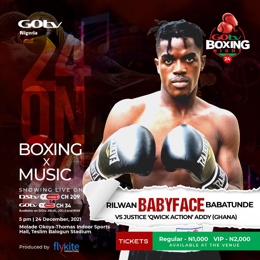 GOtv Boxing Night 24: Again, Ghana’s Quick Action Threatens Baby Face