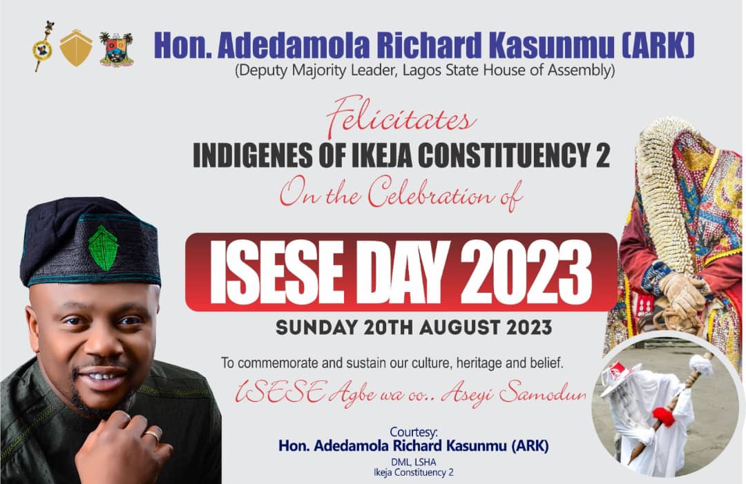Isese Day 2023: Hon. Kasunmu Felicitates With Ikeja Constituency 2 ...