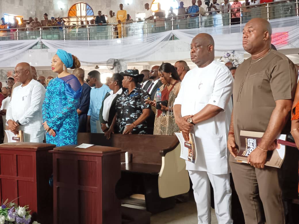 Hon. Macdonald Ebere Joins Gov. Uzodimma As St. Rose Of Lima Catholic ...