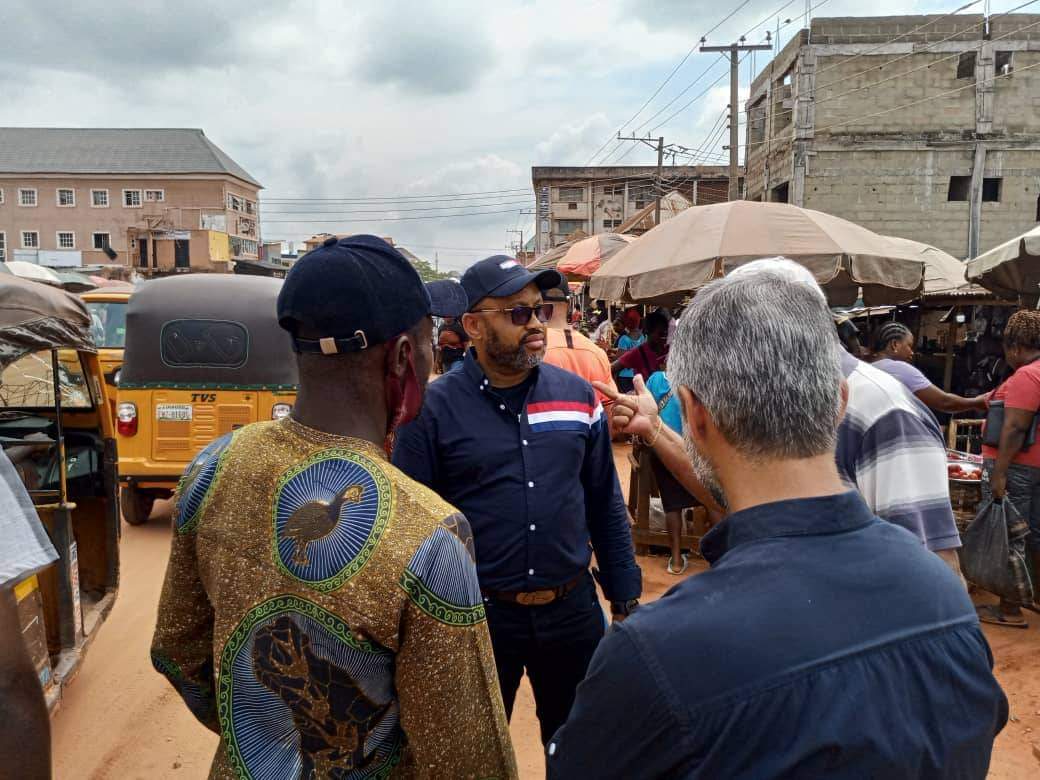 Prof Charles Soludo Inspects Ongoing Road Project - P.M.EXPRESS