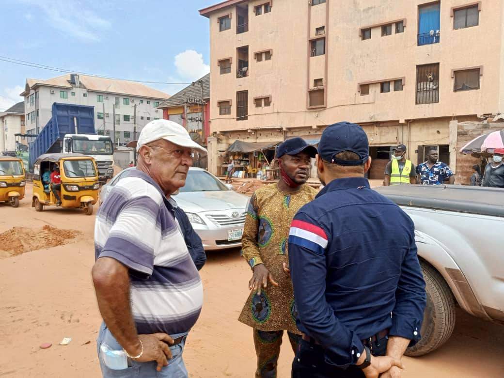 Prof Charles Soludo Inspects Ongoing Road Project - P.M.EXPRESS