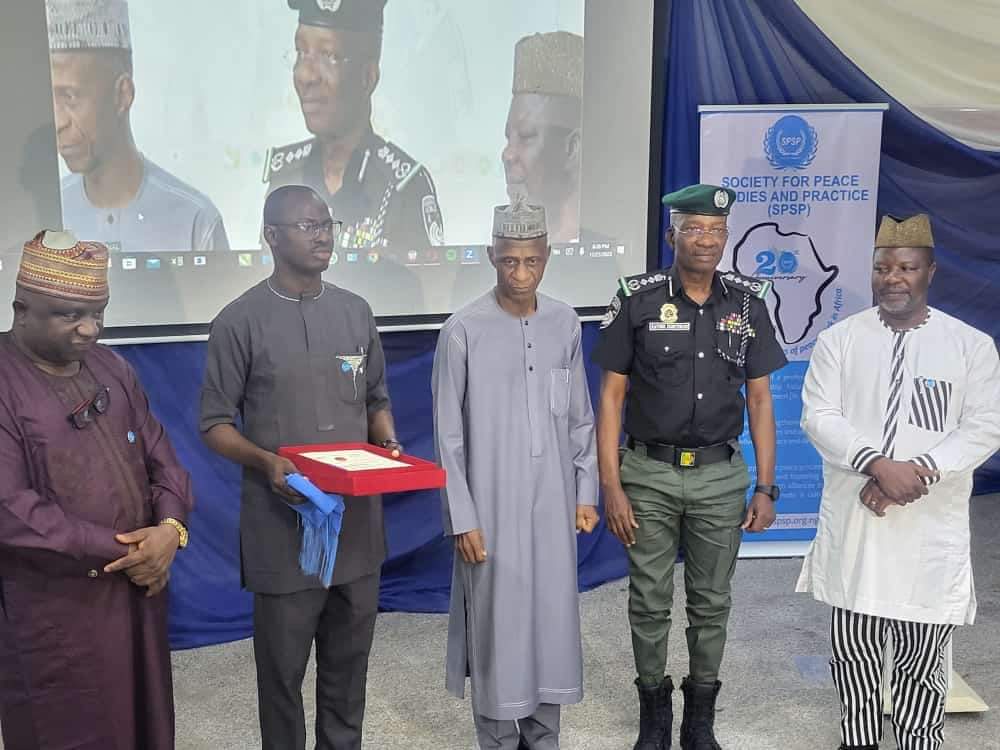 IGP Egbetokun Honoured As Fellow Society For Peace Studies And Practice ...