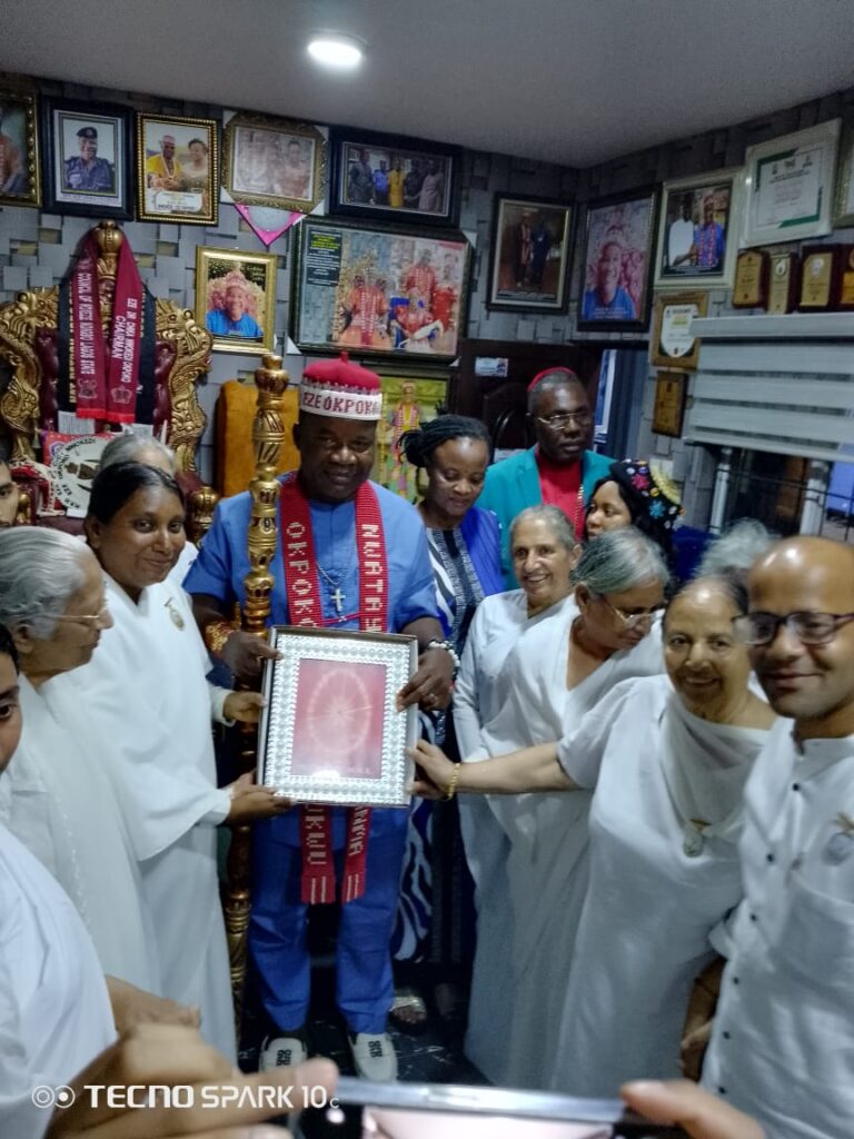 Indian Brahma Kumaris Honours Eze Chika Nwokedi With Peace Ambassador Award - P.M.EXPRESS