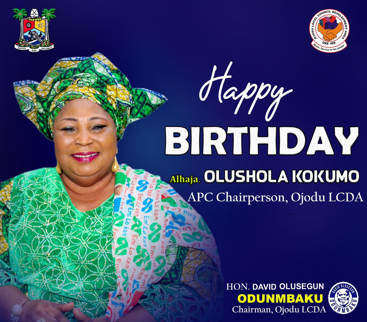 Hon. Odunmbaku Celebrates Alhaja Stella Kokumo, Ojodu LCDA APC ...