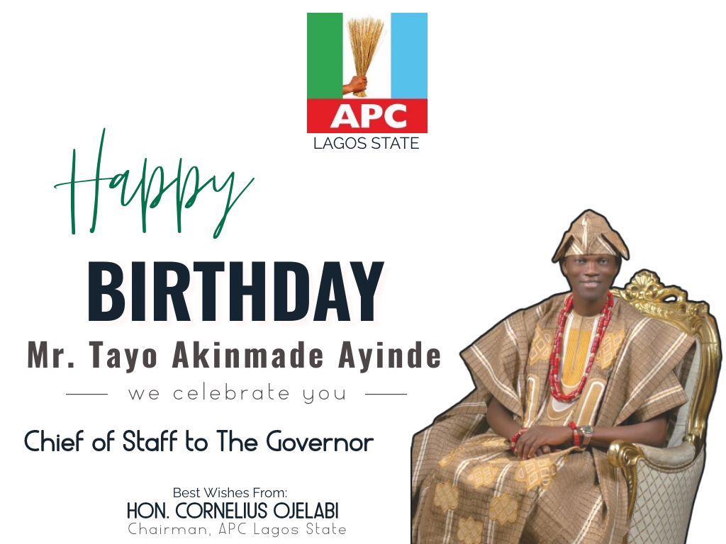 Ojelabi Celebrates Chief Of Staff, Tayo Ayinde At 60 - P.M.EXPRESS