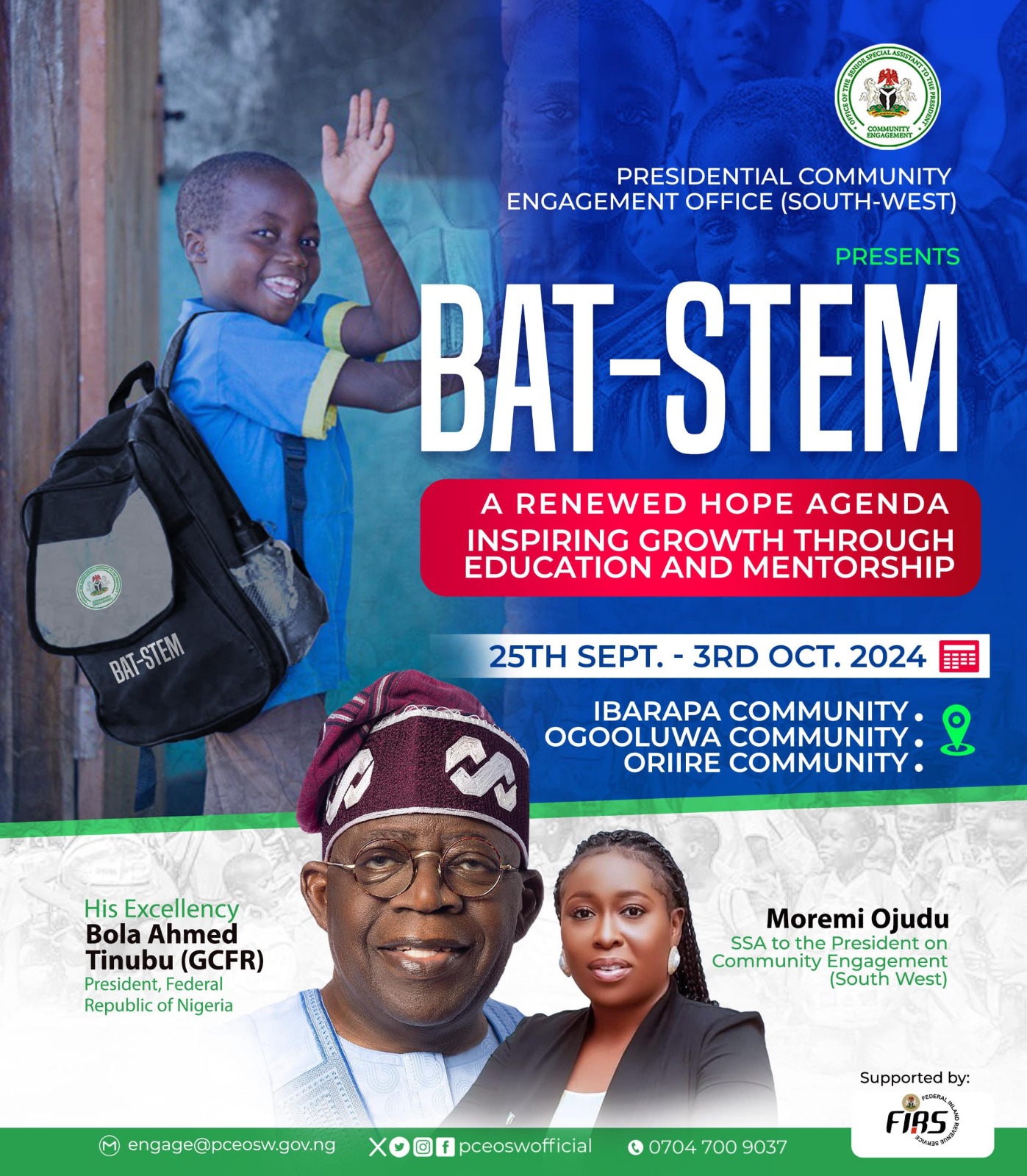 BAT-STEM: A Renewed Hope Back-To-School Support Programme 2024 - P.M ...
