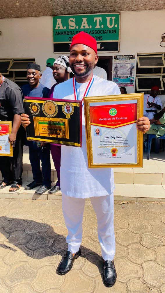 Hon. Ossy Onuko Bags Prestigious Eminent Personality & Worthy ...